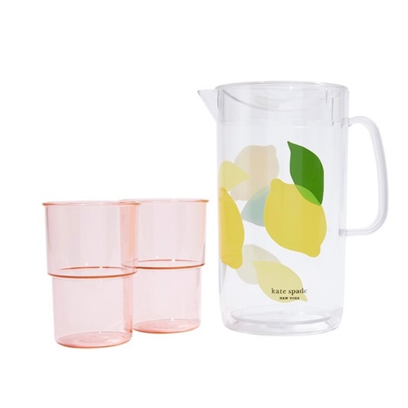 kate spade | Kitchen | Kate Spade New York Pitcher And Set Of Two Cups ...